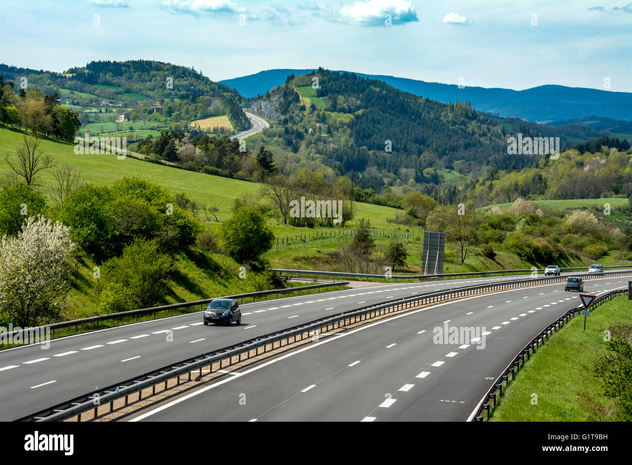 Autoroute française Banque de photographies et d’images à haute ...