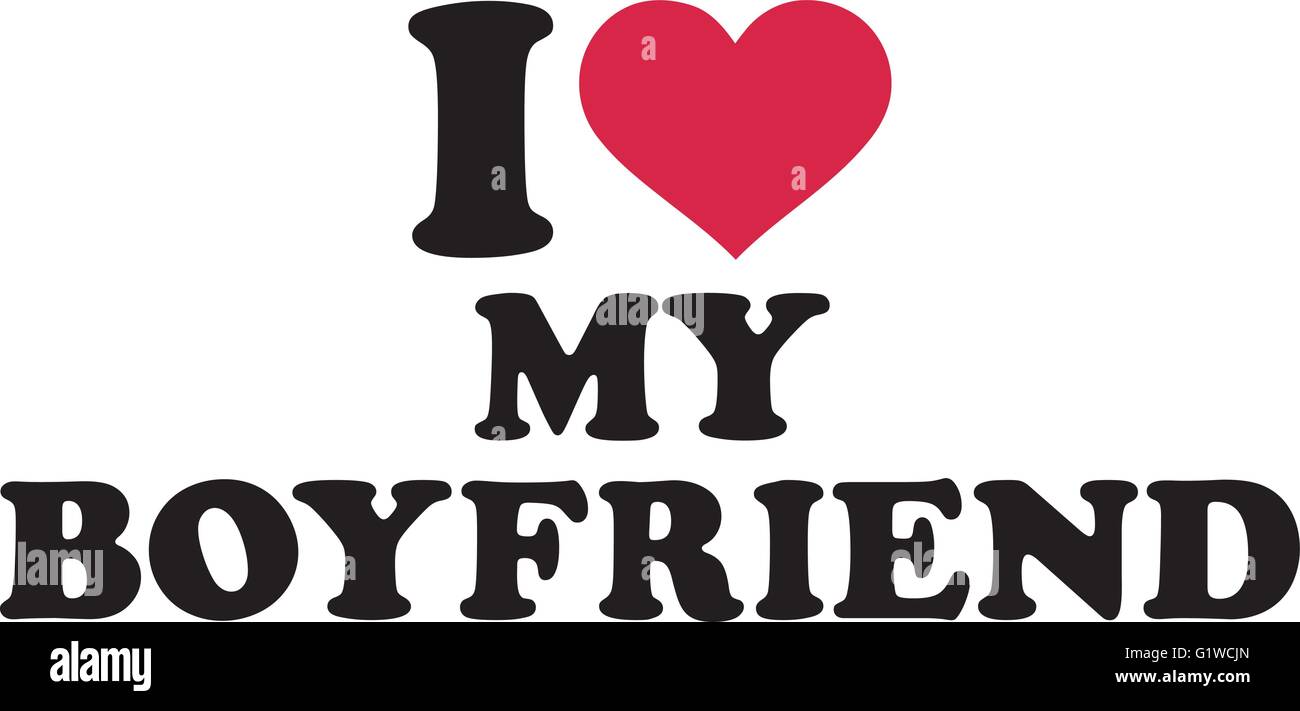 Petit copain Banque d'images vectorielles - Alamy