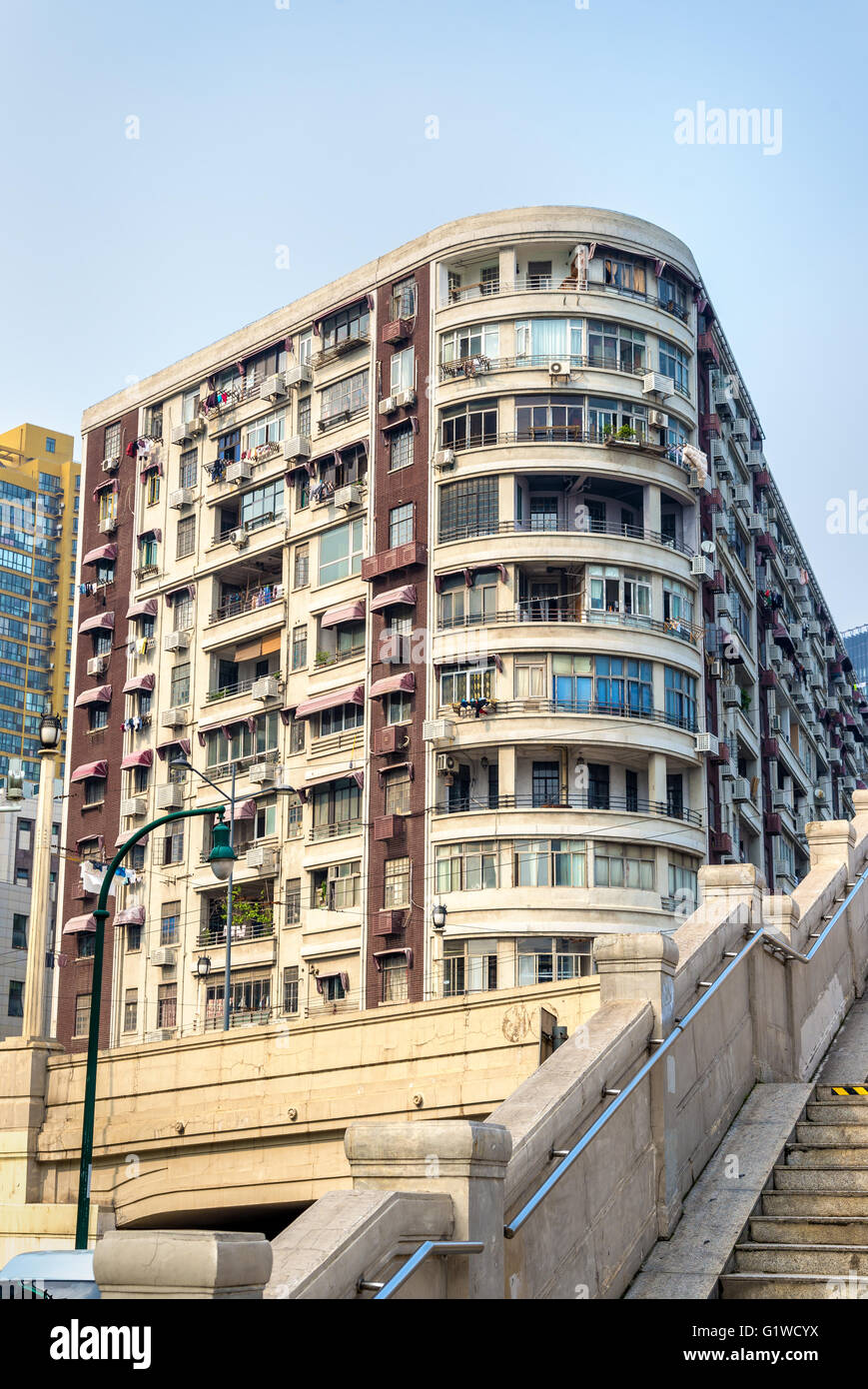 Shanghai apartment buildings Banque de photographies et d’images à ...