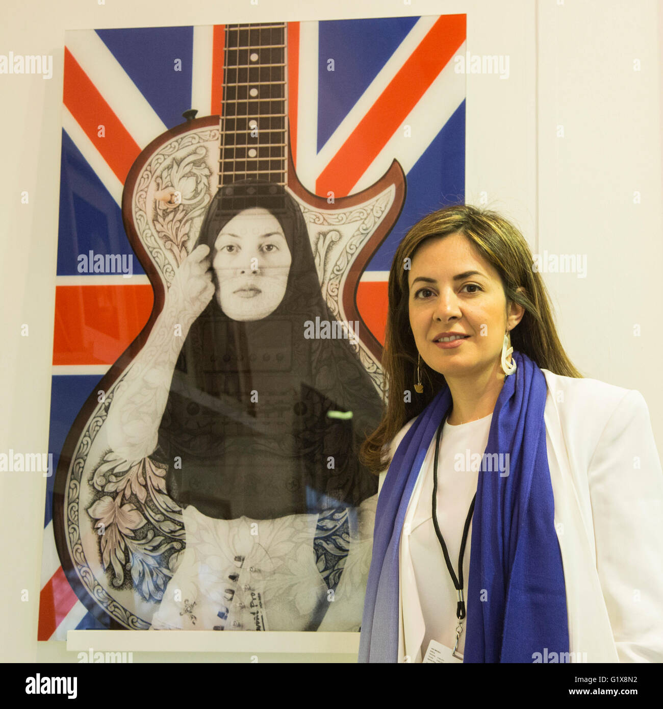 Londres, Royaume-Uni. 19 mai 2016, artiste iranien banisadr niloufar ...