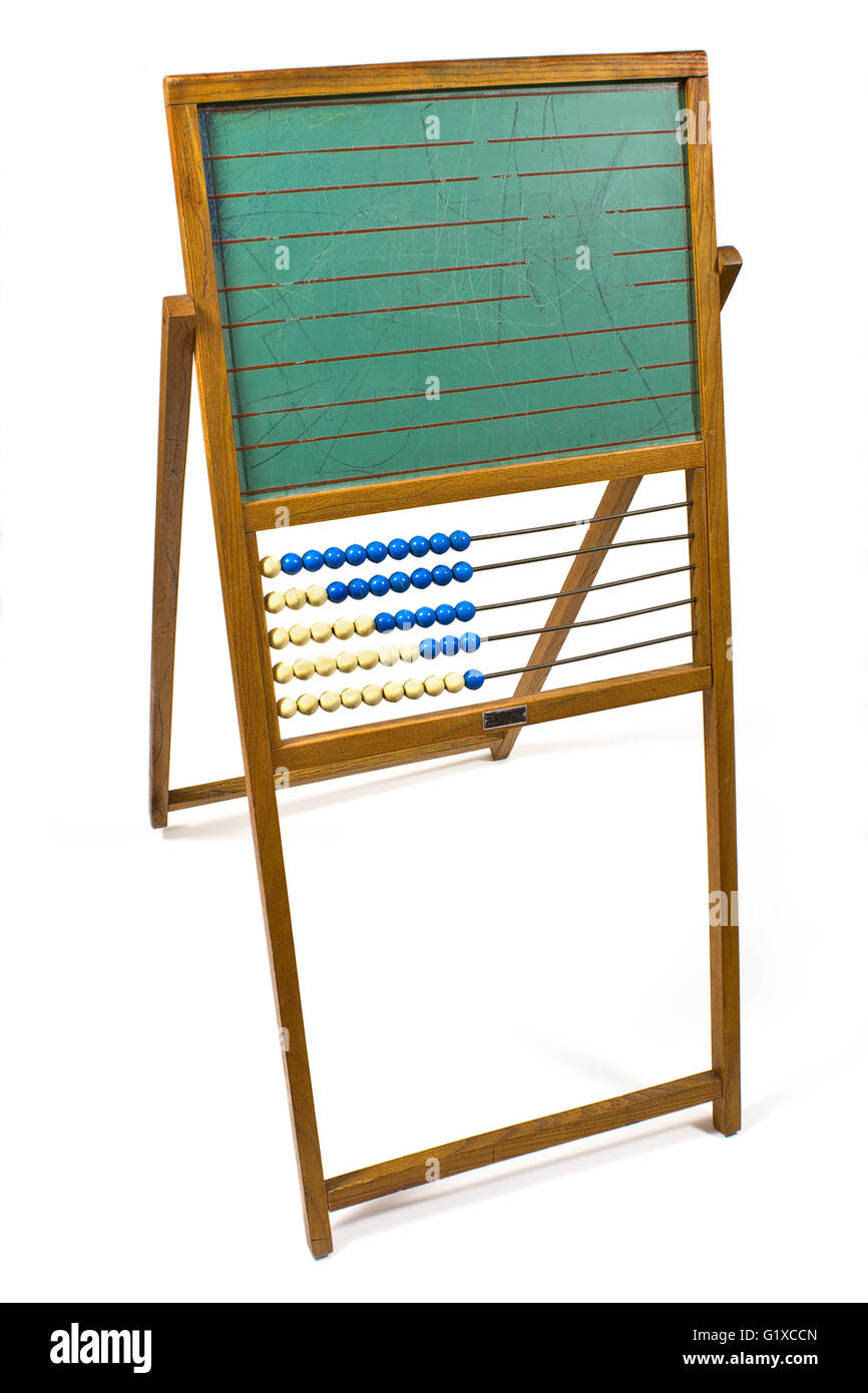Tableau de calcul abaque Banque d'images détourées - Alamy