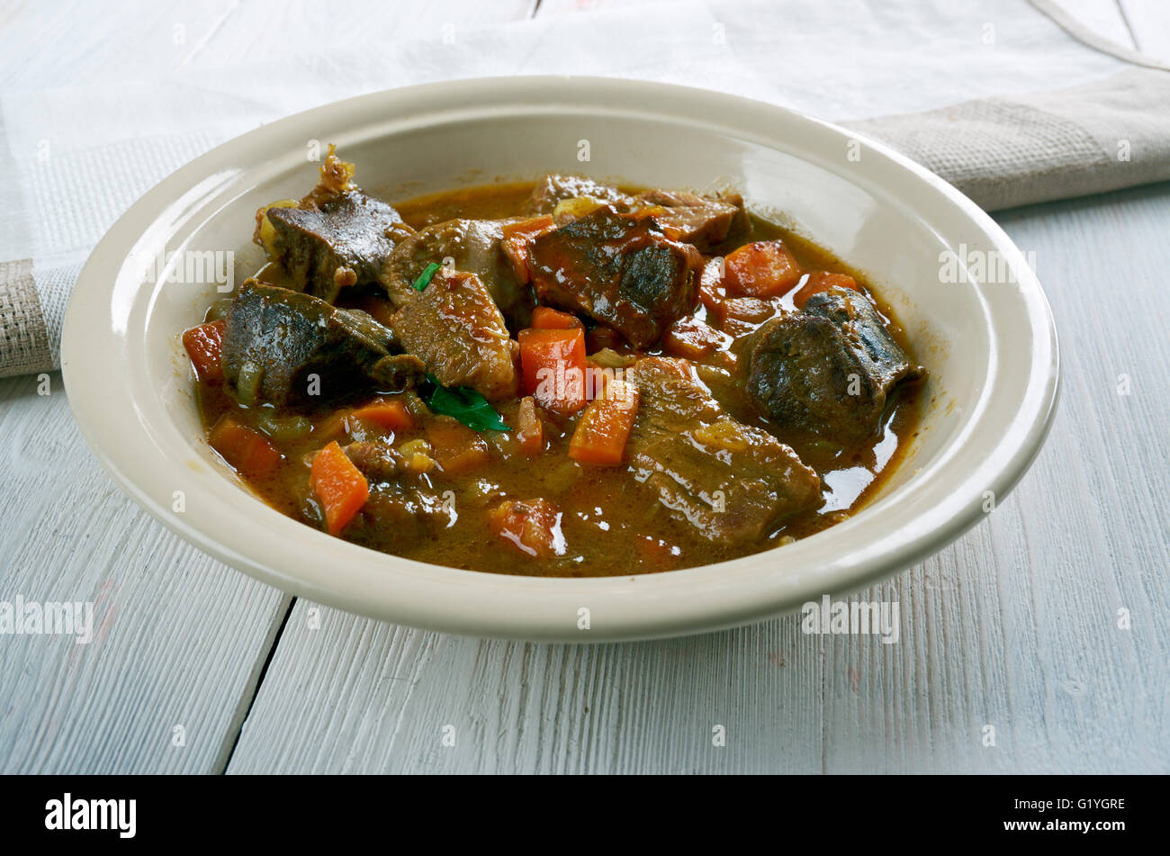 Jalamah - plat traditionnel de l'Asir.cuisine yéménite Photo Stock - Alamy