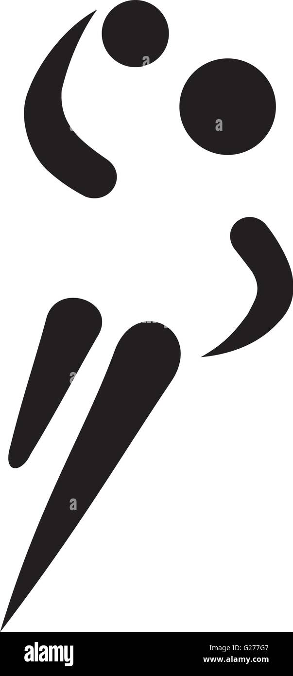 Pictogramme de handball Image Vectorielle Stock - Alamy