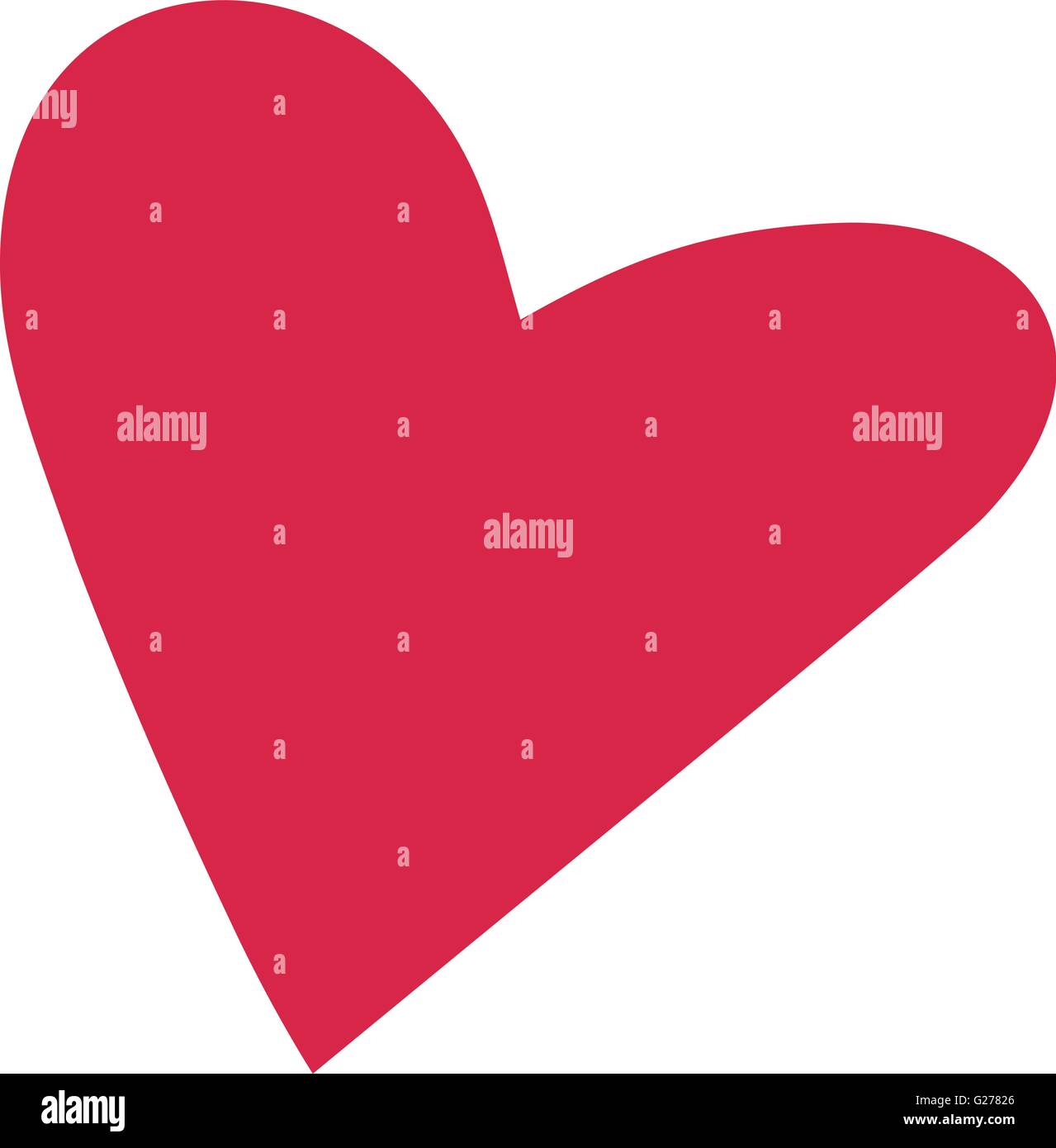 Coeur mignon Banque d'images vectorielles - Alamy