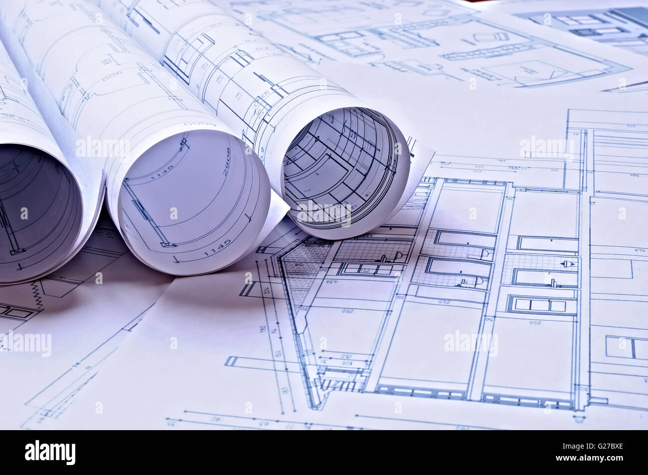 Plans architecturaux Banque de photographies et d’images à haute ...