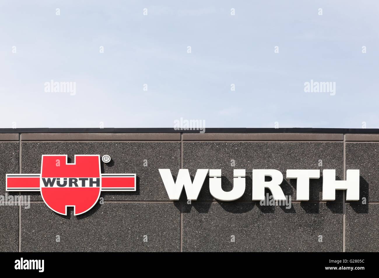 Wurth logo Banque de photographies et d’images à haute résolution - Alamy