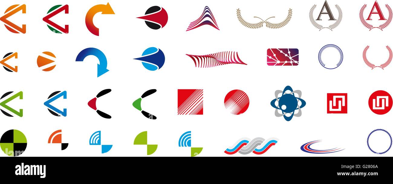 Logo logos signe signes Banque d'images vectorielles - Alamy