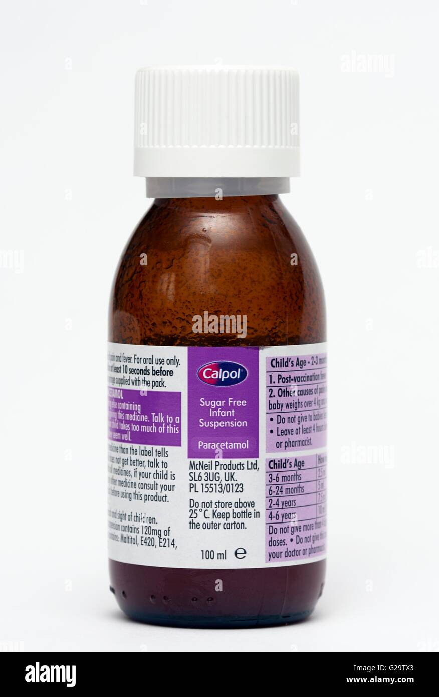 Paracetamol bottle Banque de photographies et d’images à haute ...