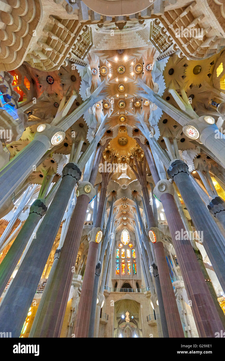Sagrada Família Une Grande église Catholique Romaine De Barcelone