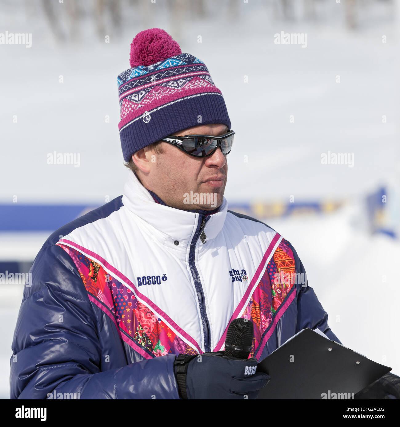 Commentateur De Sport Banque d'image et photos - Alamy