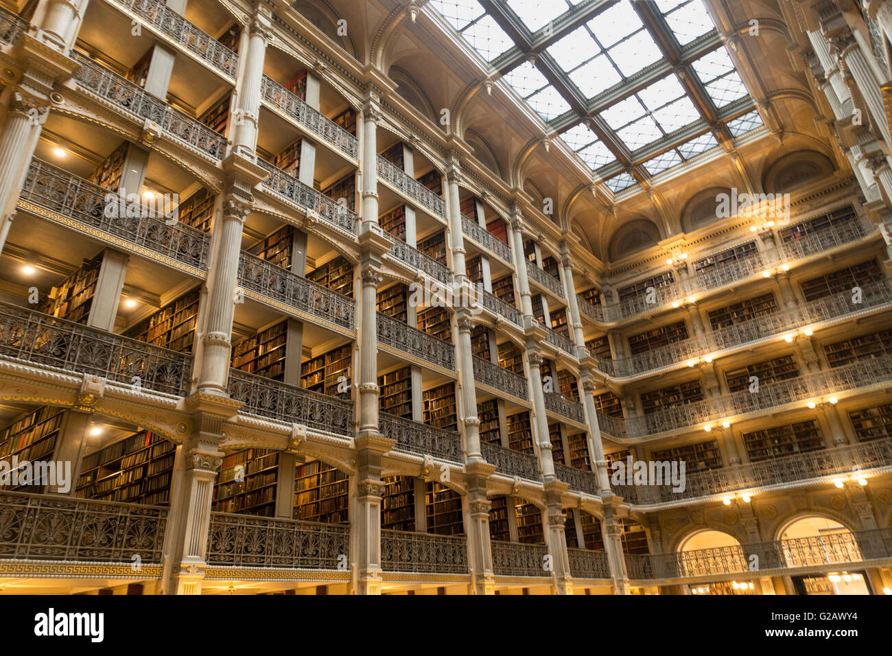 Bibliothèque George Peabody Banque d'image et photos - Alamy