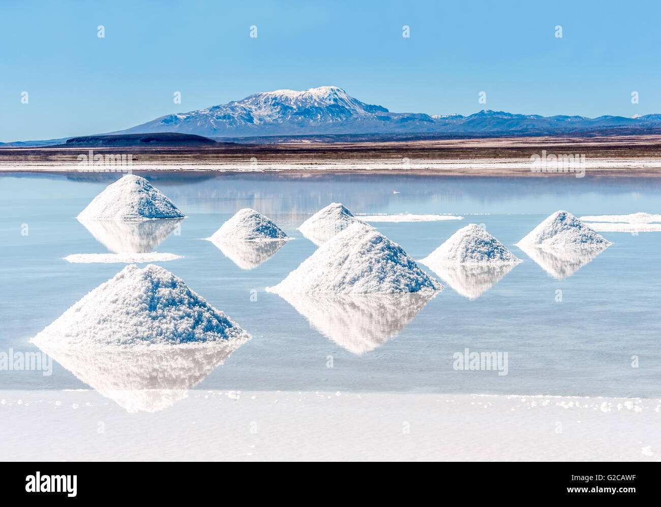 Lac de sel de lithium Banque de photographies et d’images à haute ...