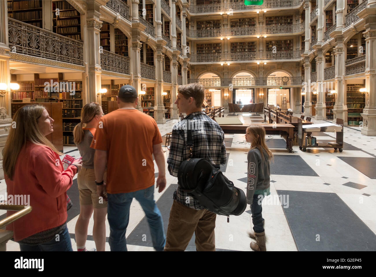 Bibliothèque George Peabody Banque d'image et photos - Alamy