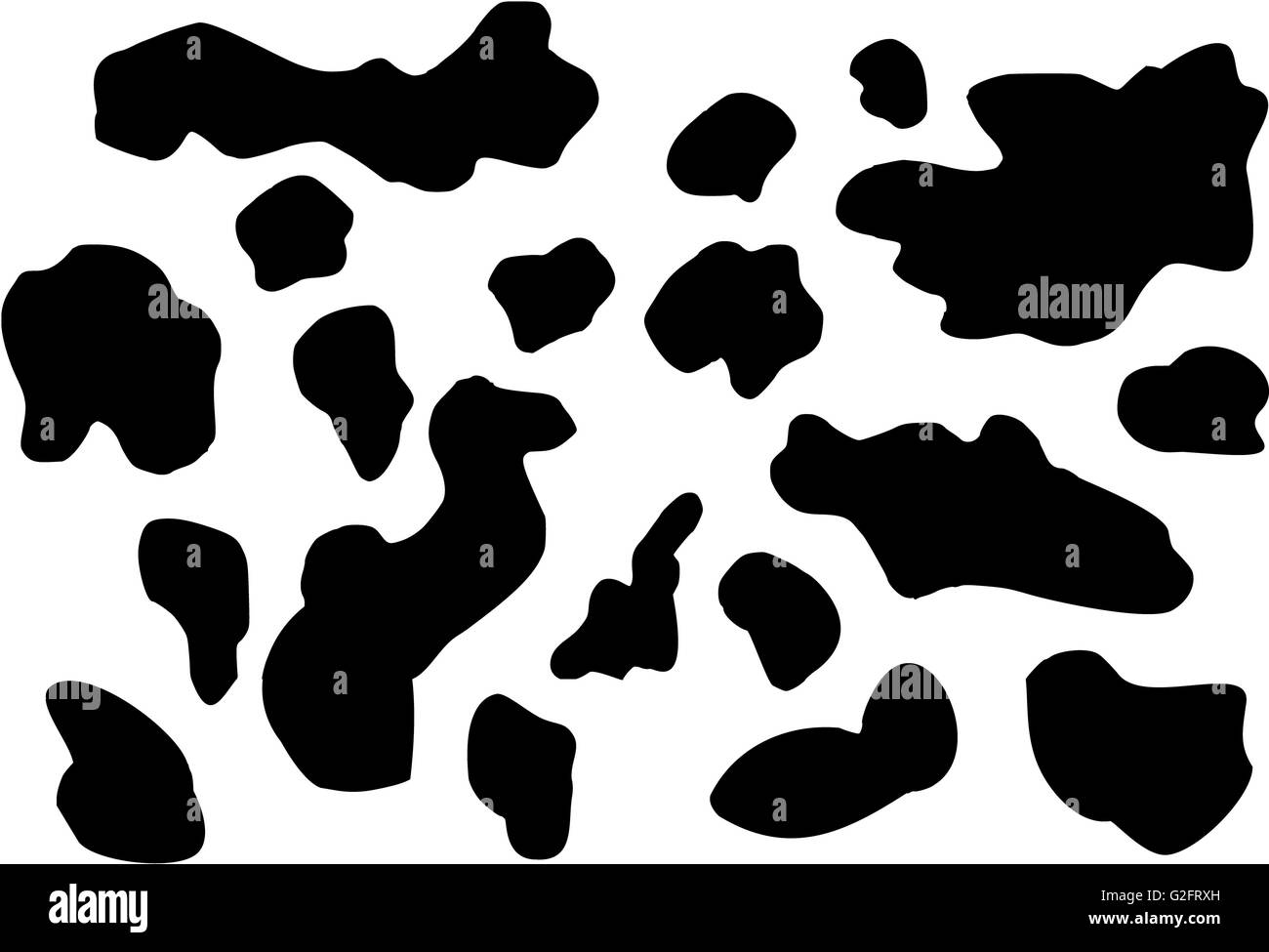 Symbole vache Banque d'images noir et blanc - Alamy