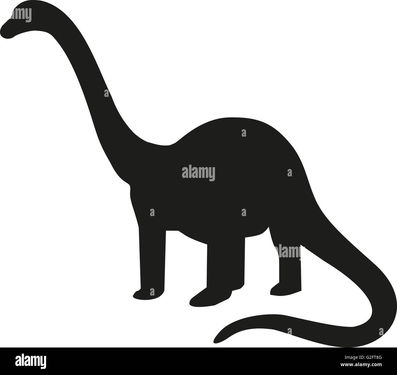 Silhouette de dinosaure diplodocus Banque de photographies et d’images à haute résolution - Alamy