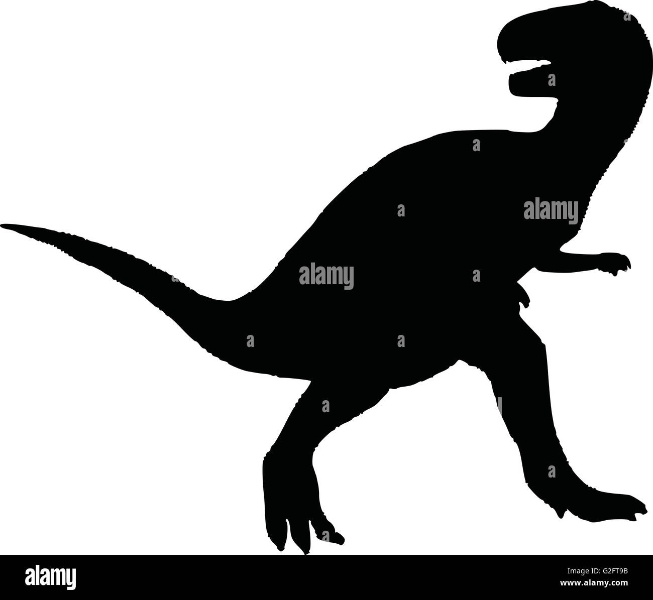 Dinosaur tyrannosaurus silhouette Banque de photographies et d’images à haute résolution - Alamy