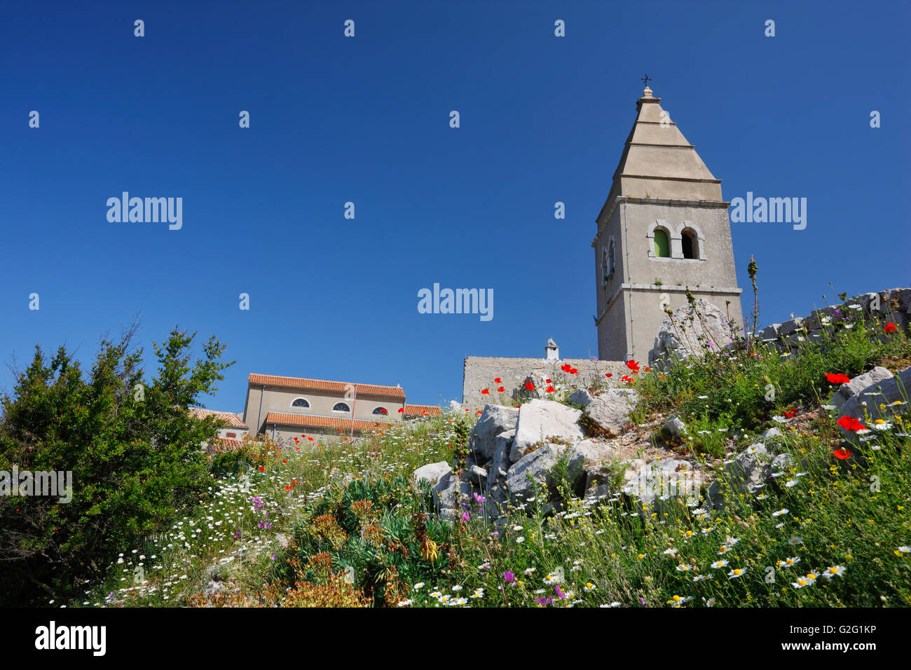 Paysage de la ville de lubenice Banque de photographies et d’images à ...