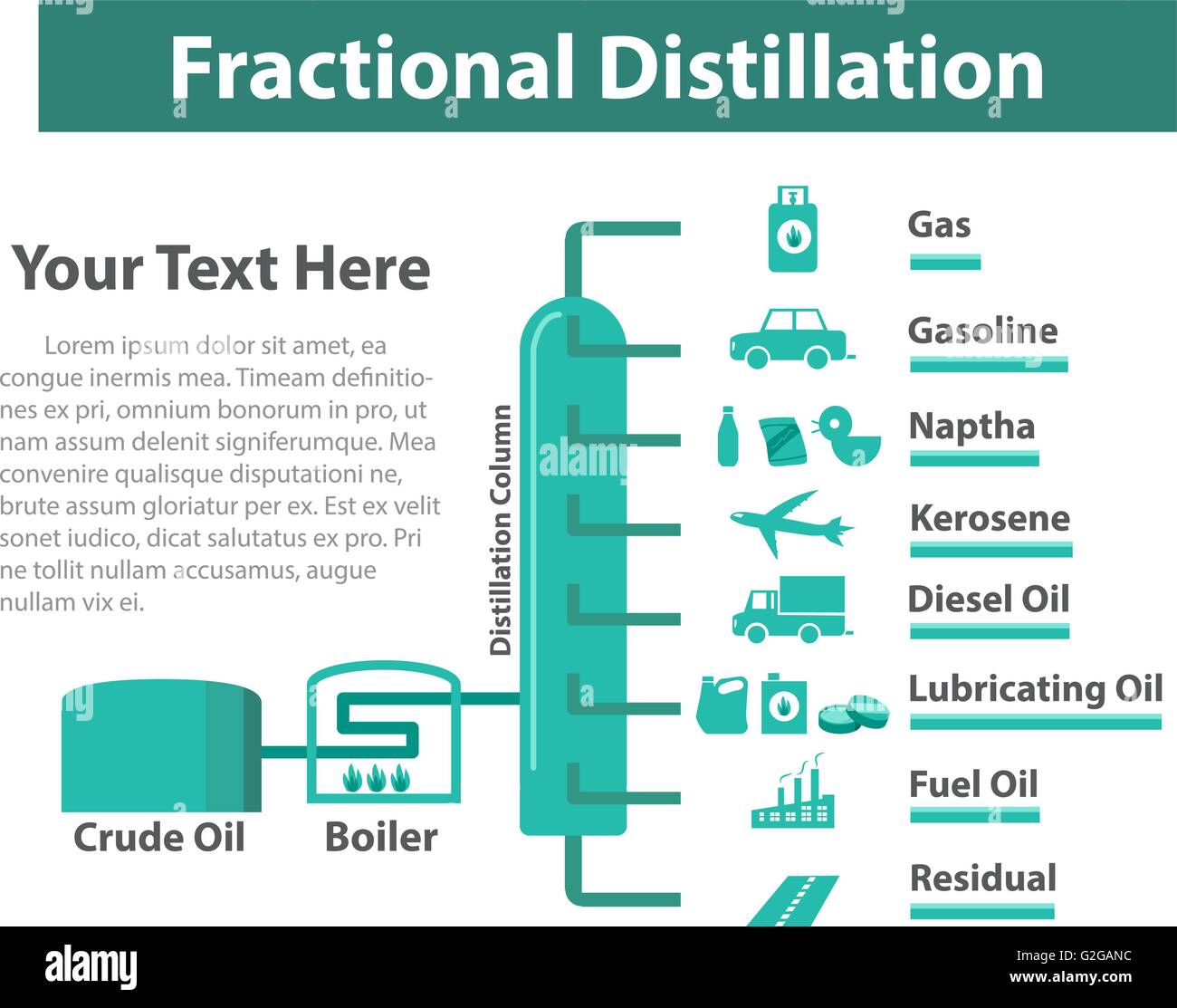 Distillation fractionnée Banque de photographies et d’images à haute ...