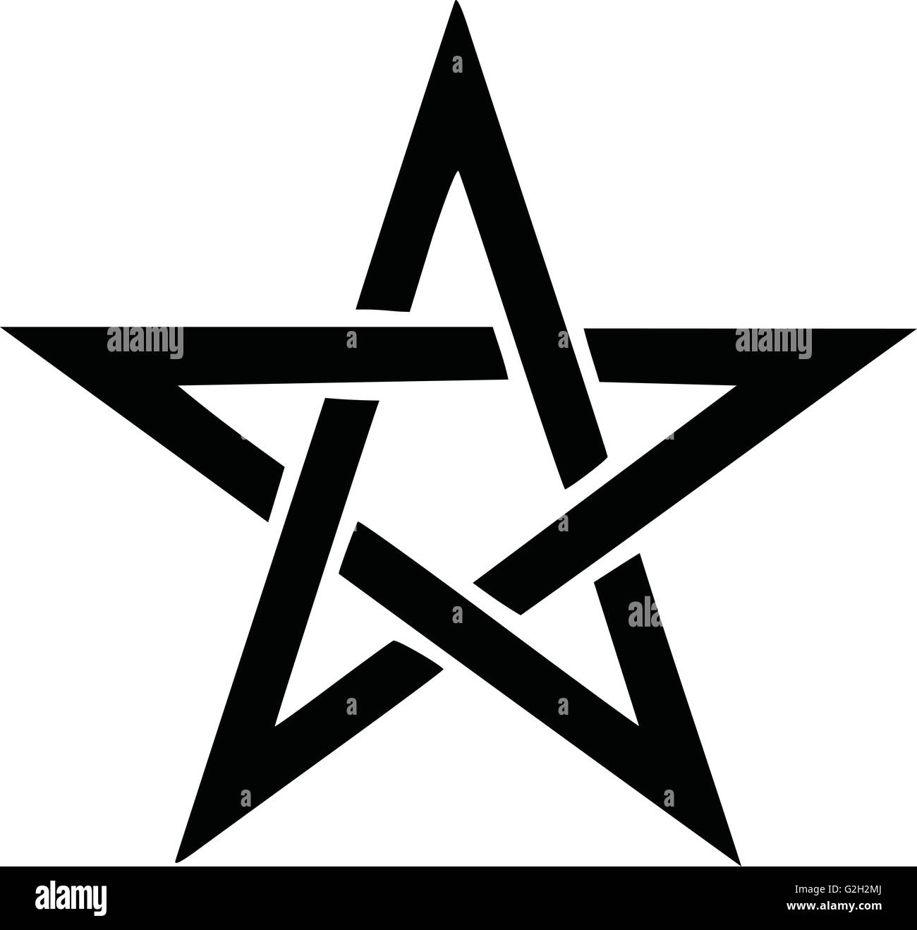 Symbole du pentagramme Banque de photographies et d’images à haute ...