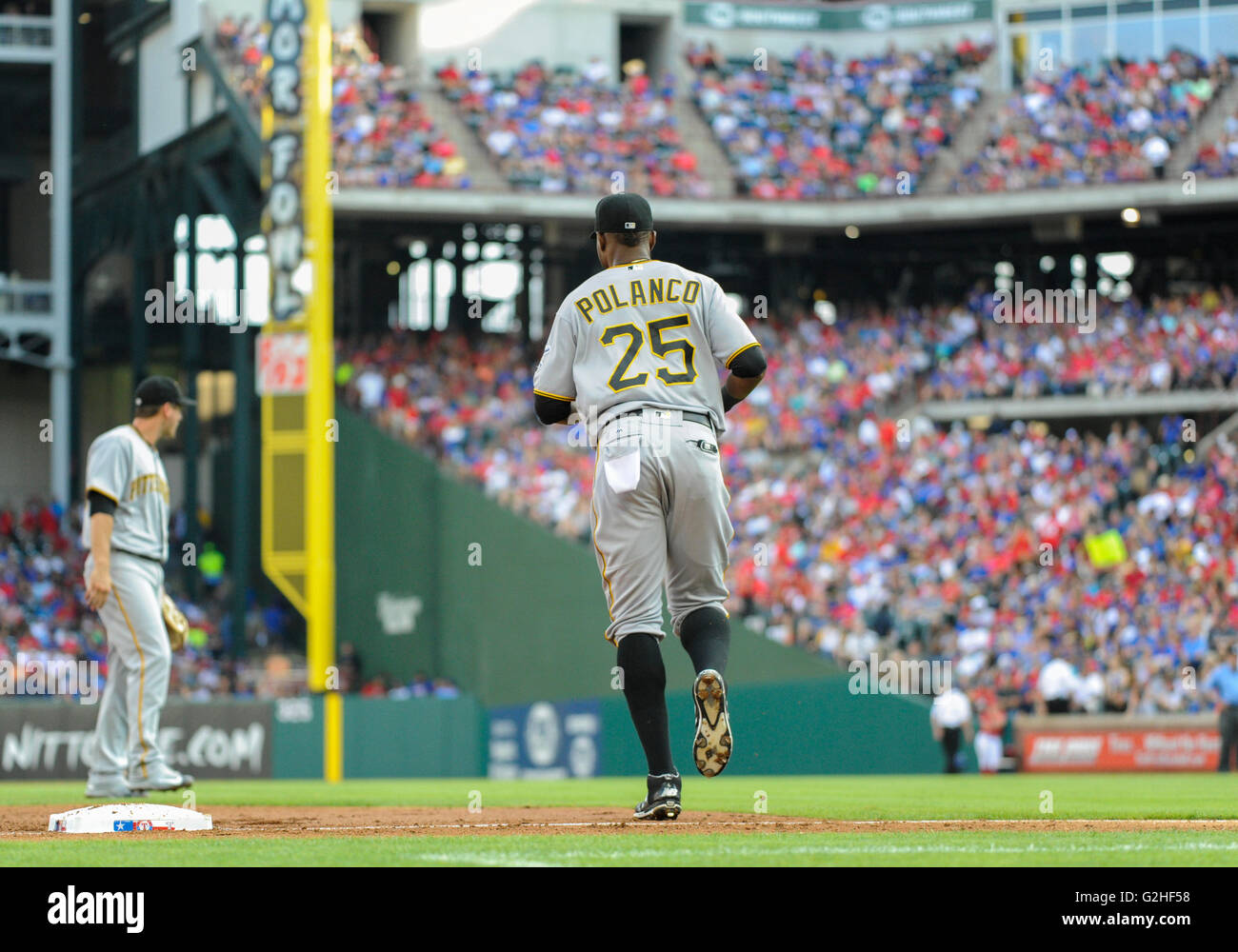 28 mai 2016 : droit des Pirates de Pittsburgh, fielder Gregory Polanco ...