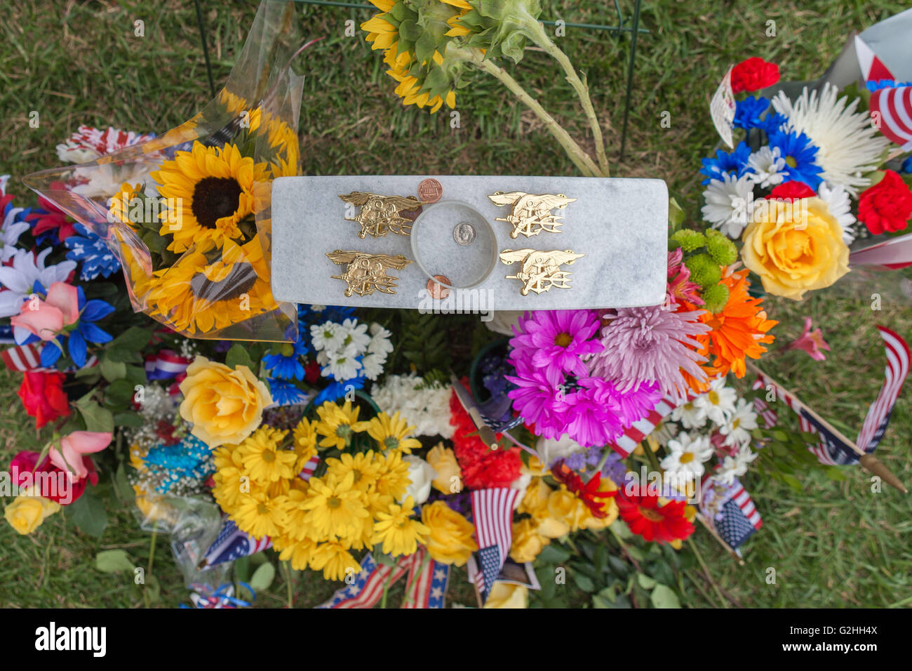San Diego, CA, USA. 30 mai, 2016. Cimetière national de Fort Rosecrans ...