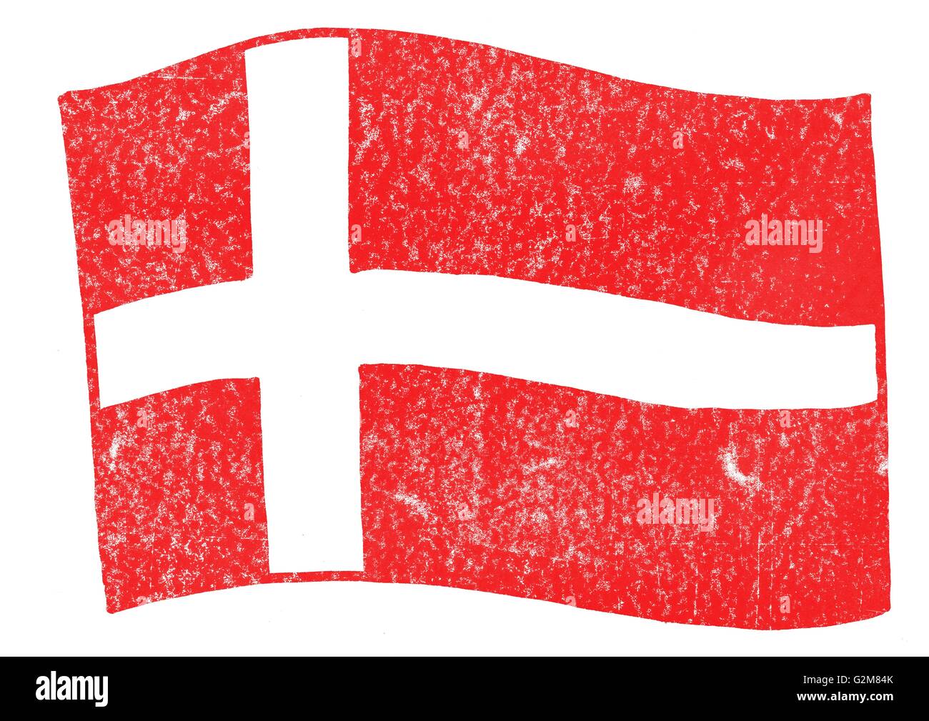 Drapeau blanc croix rouge Banque de photographies et d’images à haute ...