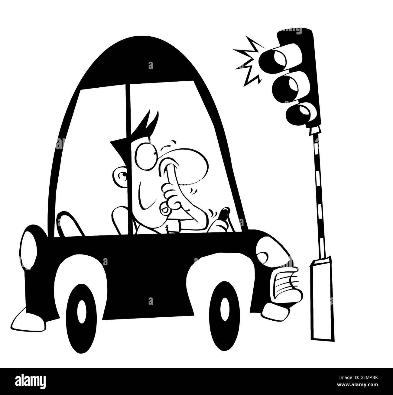 Voitures en circulation Banque d'images détourées - Alamy