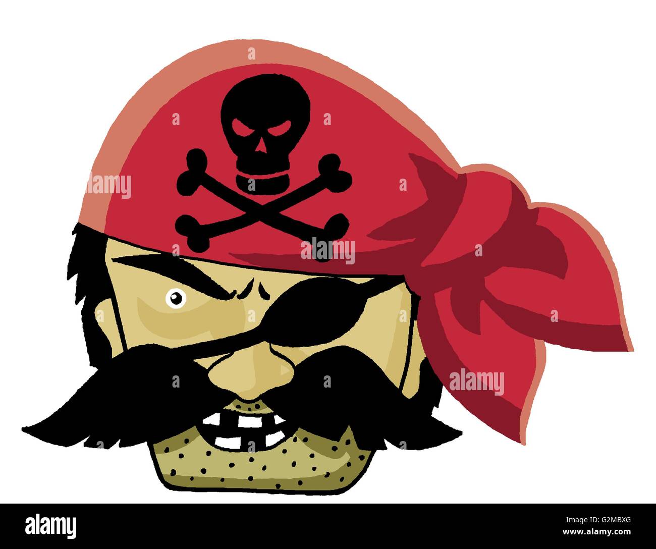 Illustration de portrait de pirate Banque de photographies et d’images ...