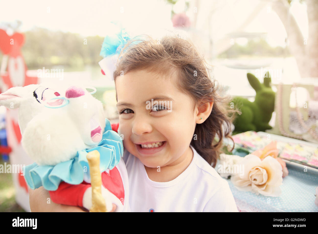 Alice au pays des merveilles rabbit Banque de photographies et d’images ...