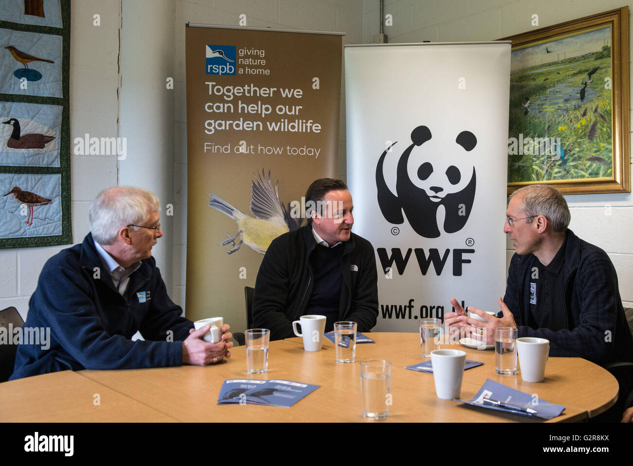 Rainham marshes rspb réserve naturelle Banque de photographies et d ...