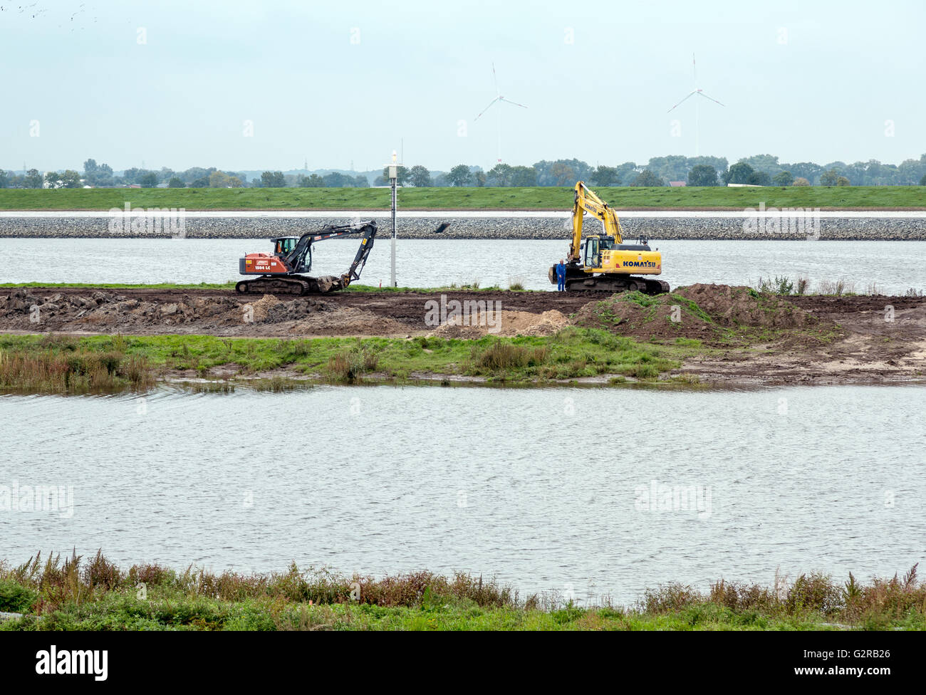 Renforcement des digues Banque de photographies et d’images à haute ...