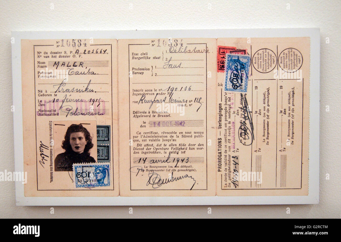 Un Nazi juif allemand a publié le document d'identification sur l ...