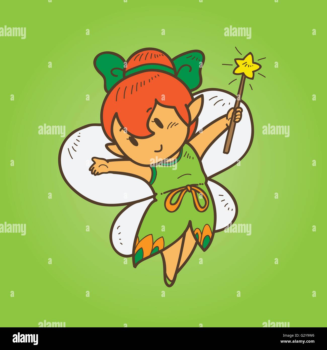 Dessin animé de fées Image Vectorielle Stock - Alamy