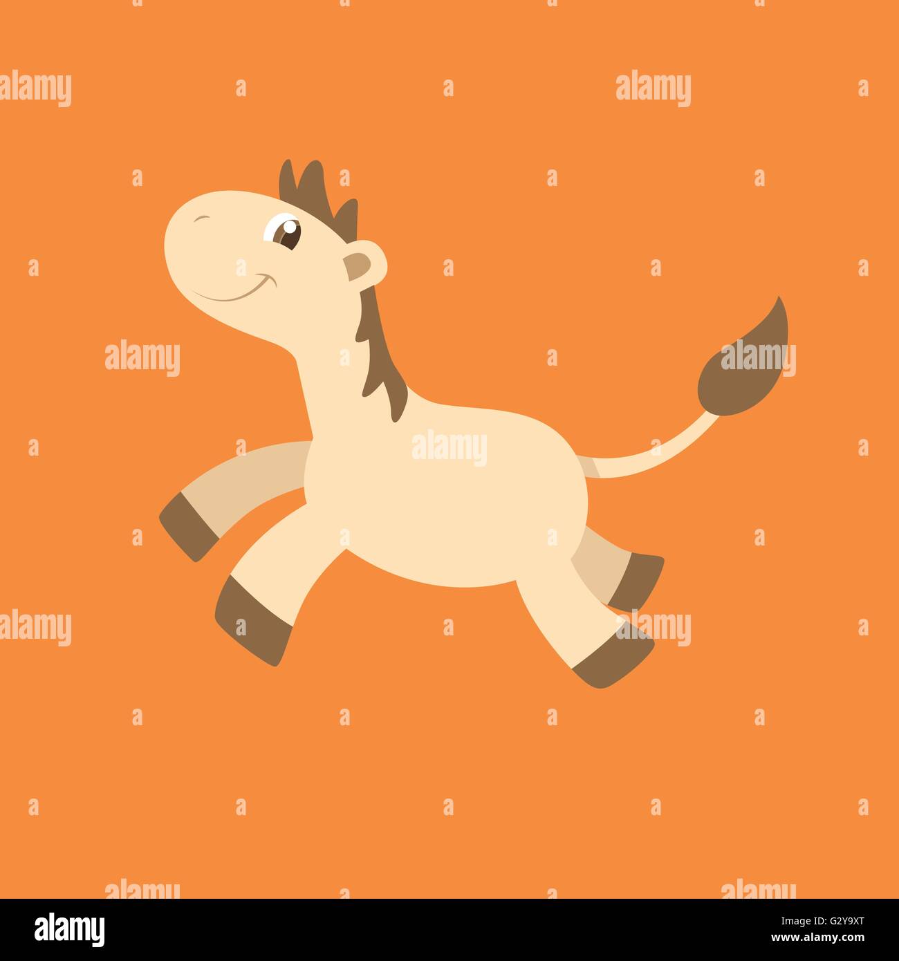 Cheval dessin animé Banque d'images vectorielles - Page 2 - Alamy