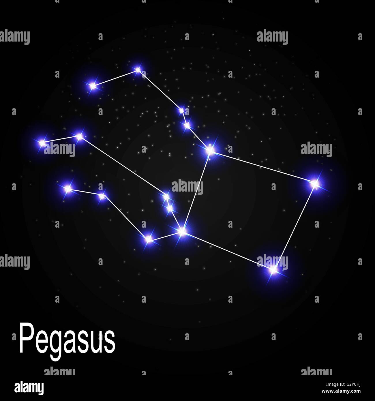 Constellation du pégase Banque de photographies et d’images à haute ...