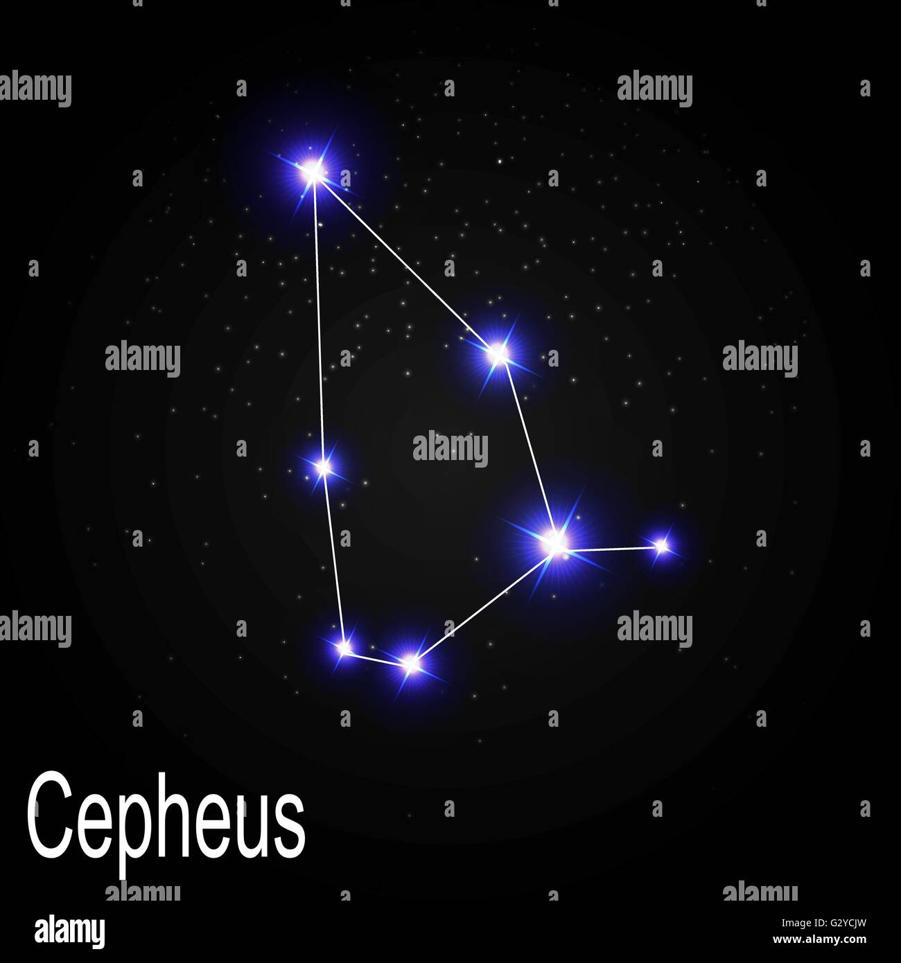 Cepheus constellation Banque de photographies et d’images à haute ...