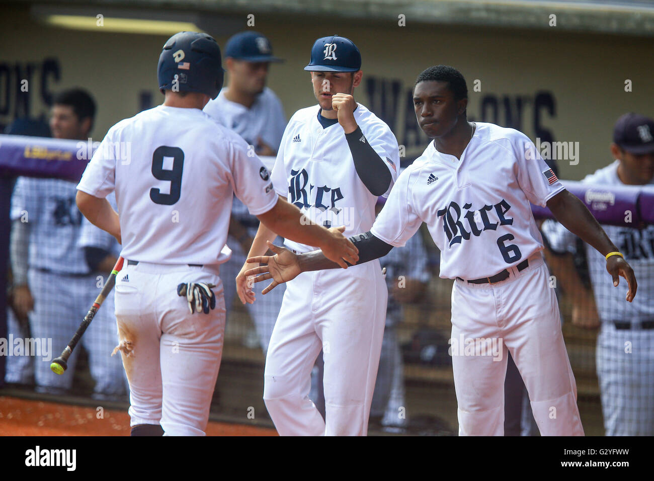 Baton Rouge, LA, USA. 04 Juin, 2016. Le voltigeur des chouettes riz ...