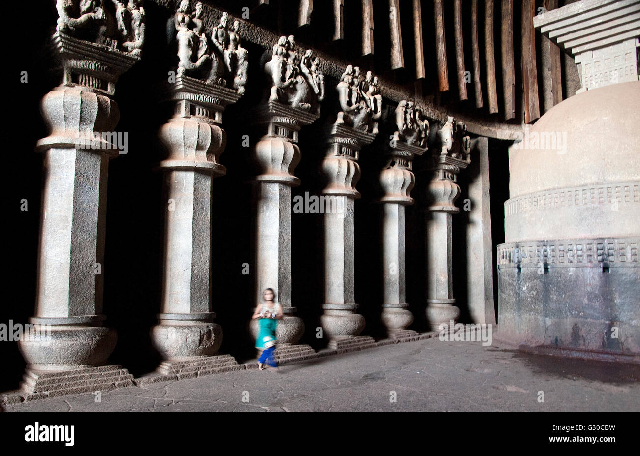 Karla caves Banque de photographies et d’images à haute résolution - Alamy
