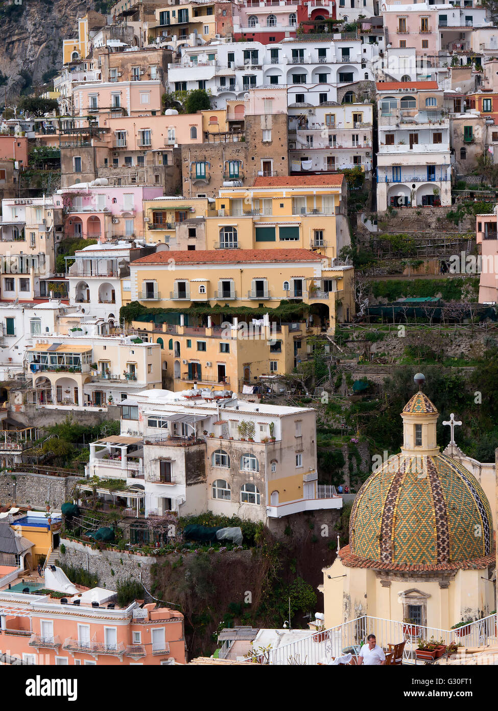 La structure de la ville de Positano est très original ; ses bâtiments ...