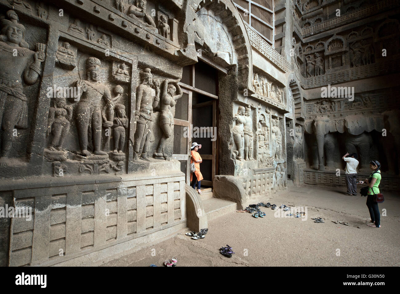 Karla Caves In Lonavala Maharashtra Banque d'image et photos - Alamy