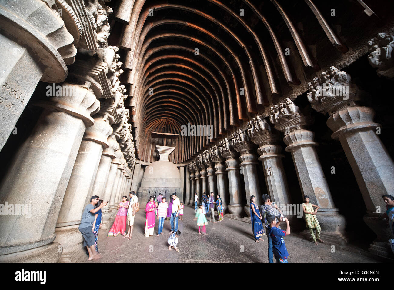 Karla Caves In Lonavala Maharashtra Banque d'image et photos - Alamy