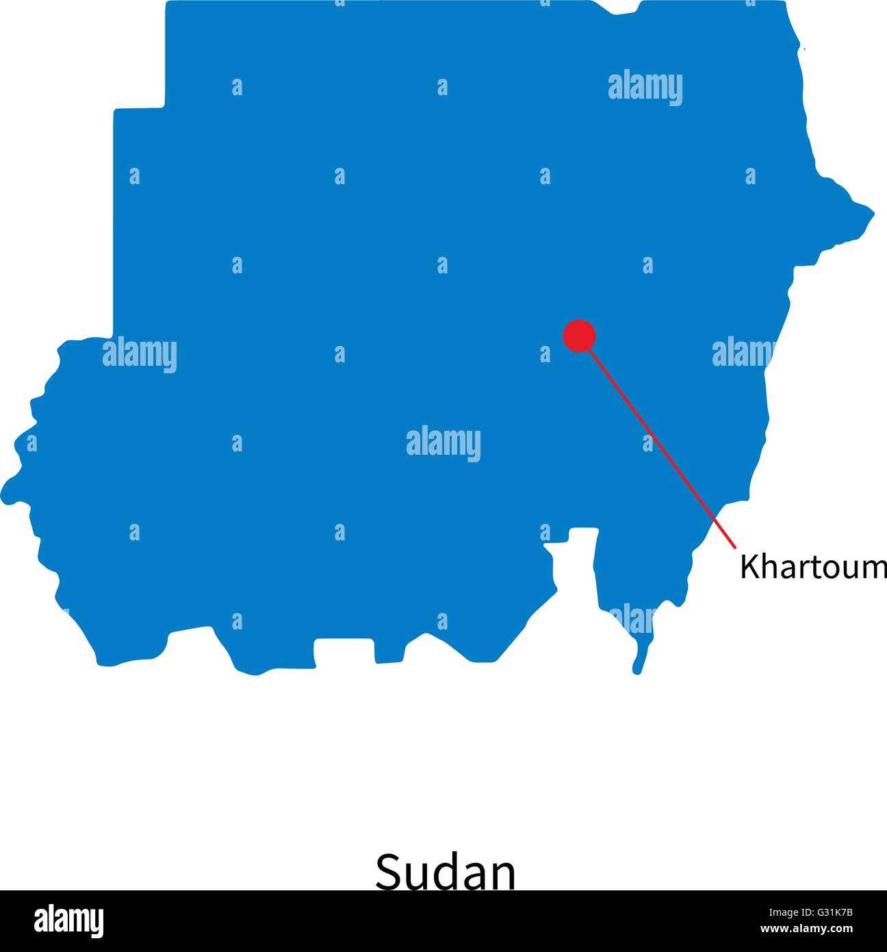 Khartoum place Banque d'images vectorielles - Alamy