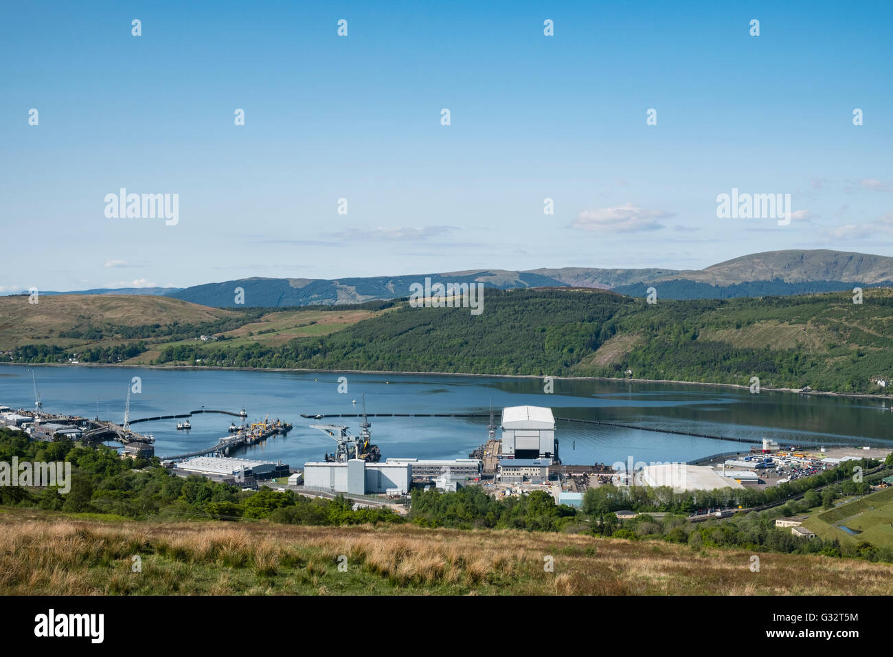 Faslane base navale gareloch Banque de photographies et d’images à ...