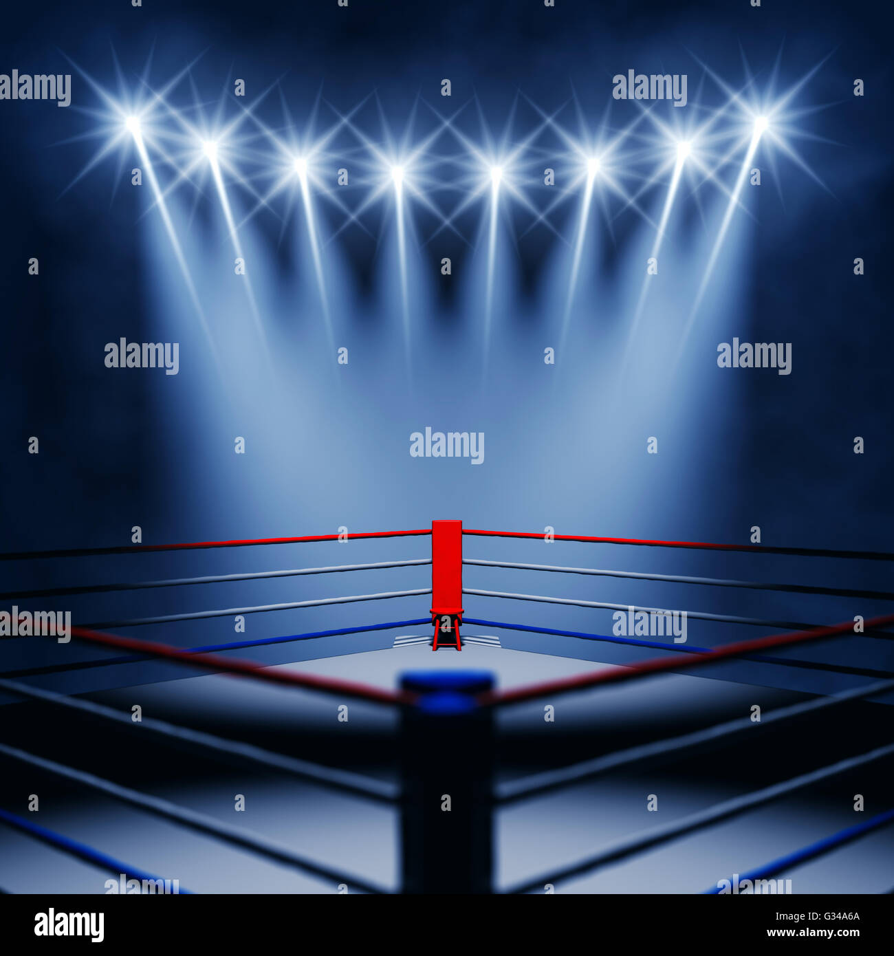 Boxing ring corner Banque de photographies et d’images à haute ...