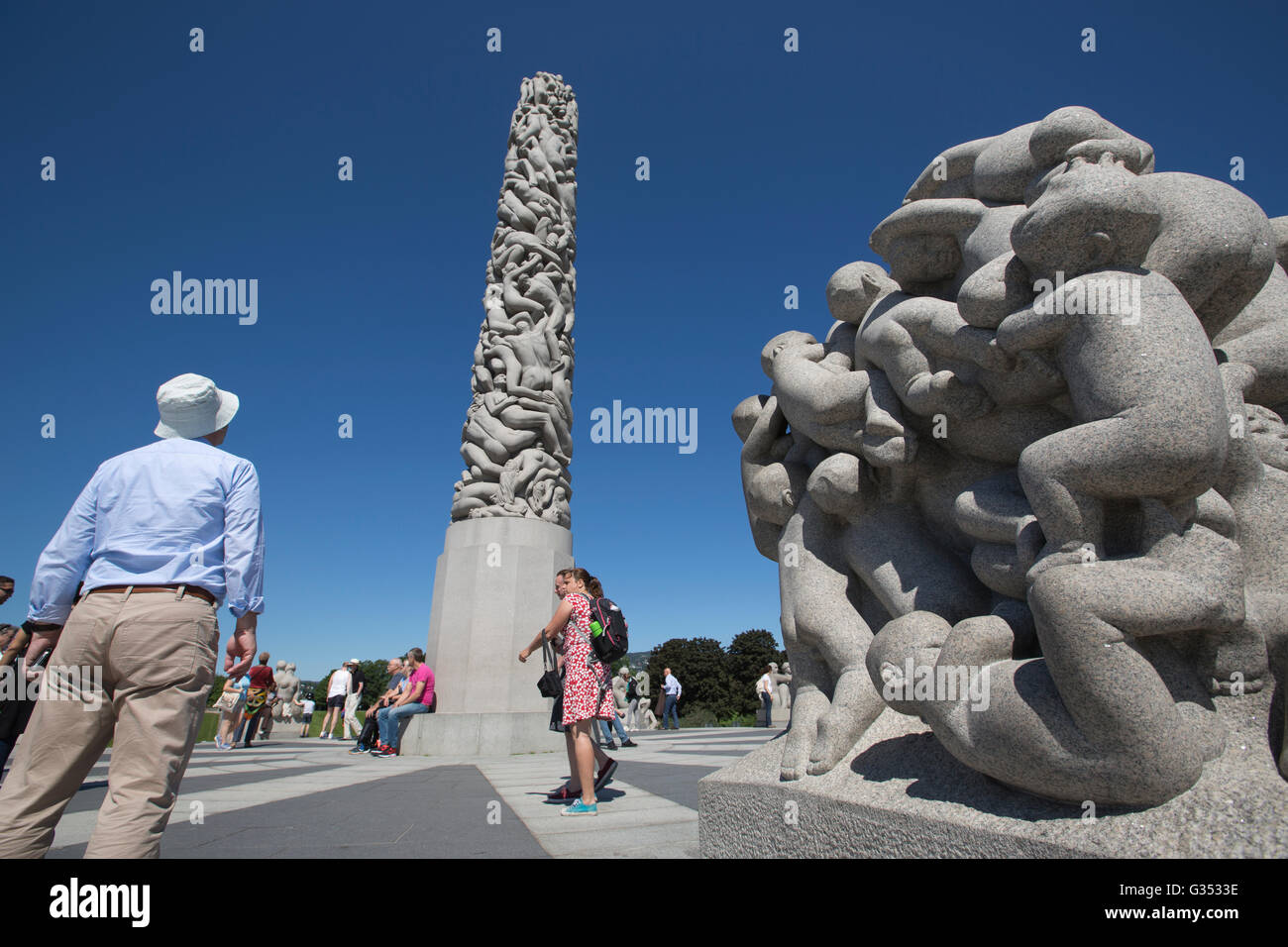 Parc de Sculptures de Vigeland, le plus grand parc de sculptures faites ...