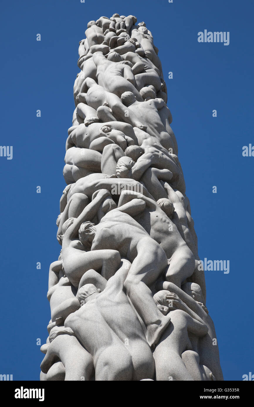 Parc de Sculptures de Vigeland, le plus grand parc de sculptures faites ...