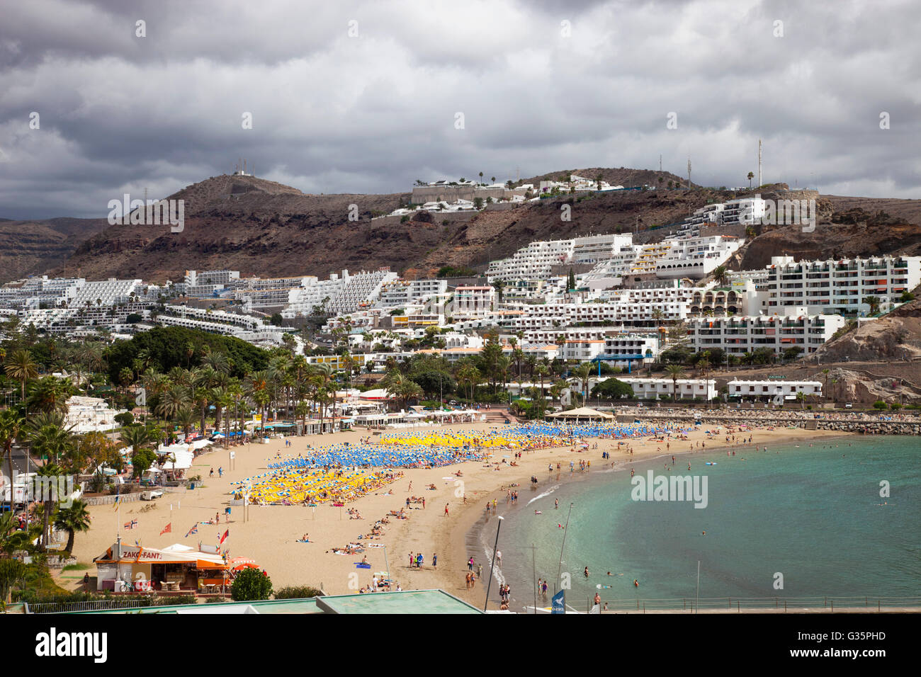 Puerto Rico, Gran Canaria island, archipel des Canaries, l'Espagne, l ...
