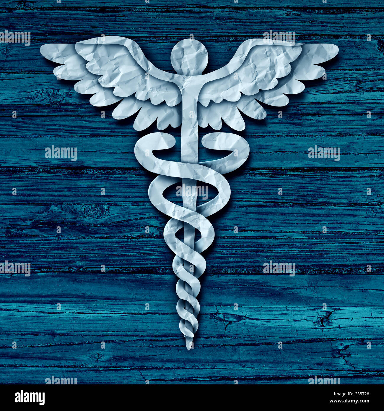 Medical symbol caduceus snake Banque de photographies et d’images à ...