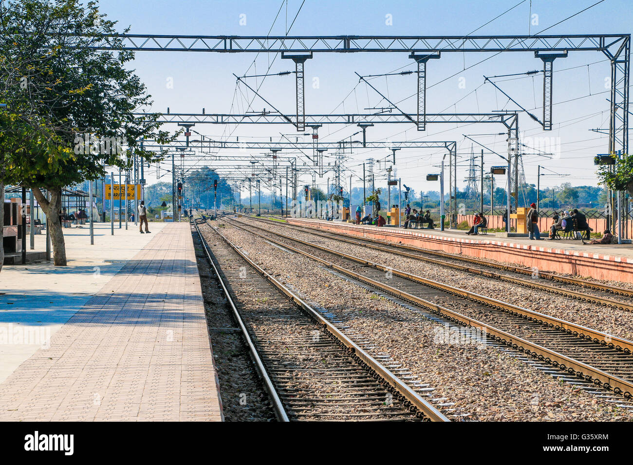 Indian railway system Banque de photographies et d’images à haute ...