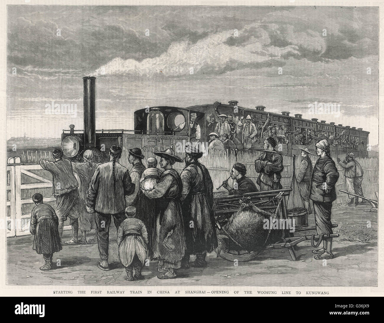 Trains du 19ème siècle chine Banque de photographies et d’images à ...